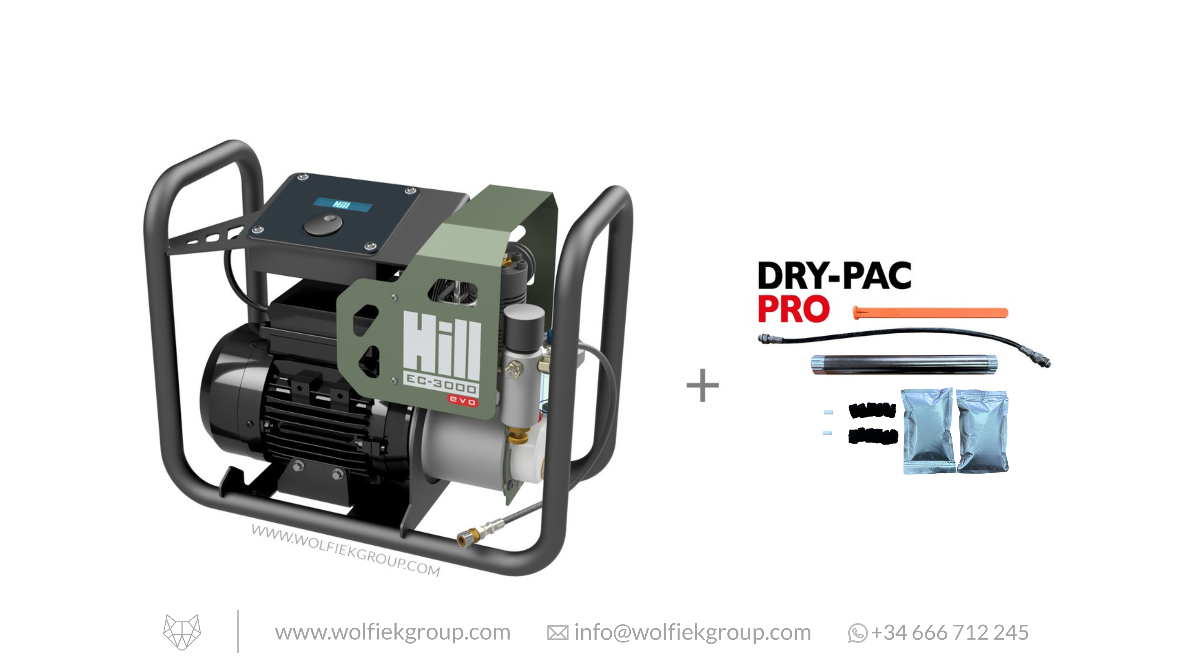 Hill Electric PCP Airgun Air Compressor – EC–3000 Evo – EDGUN.SHOP