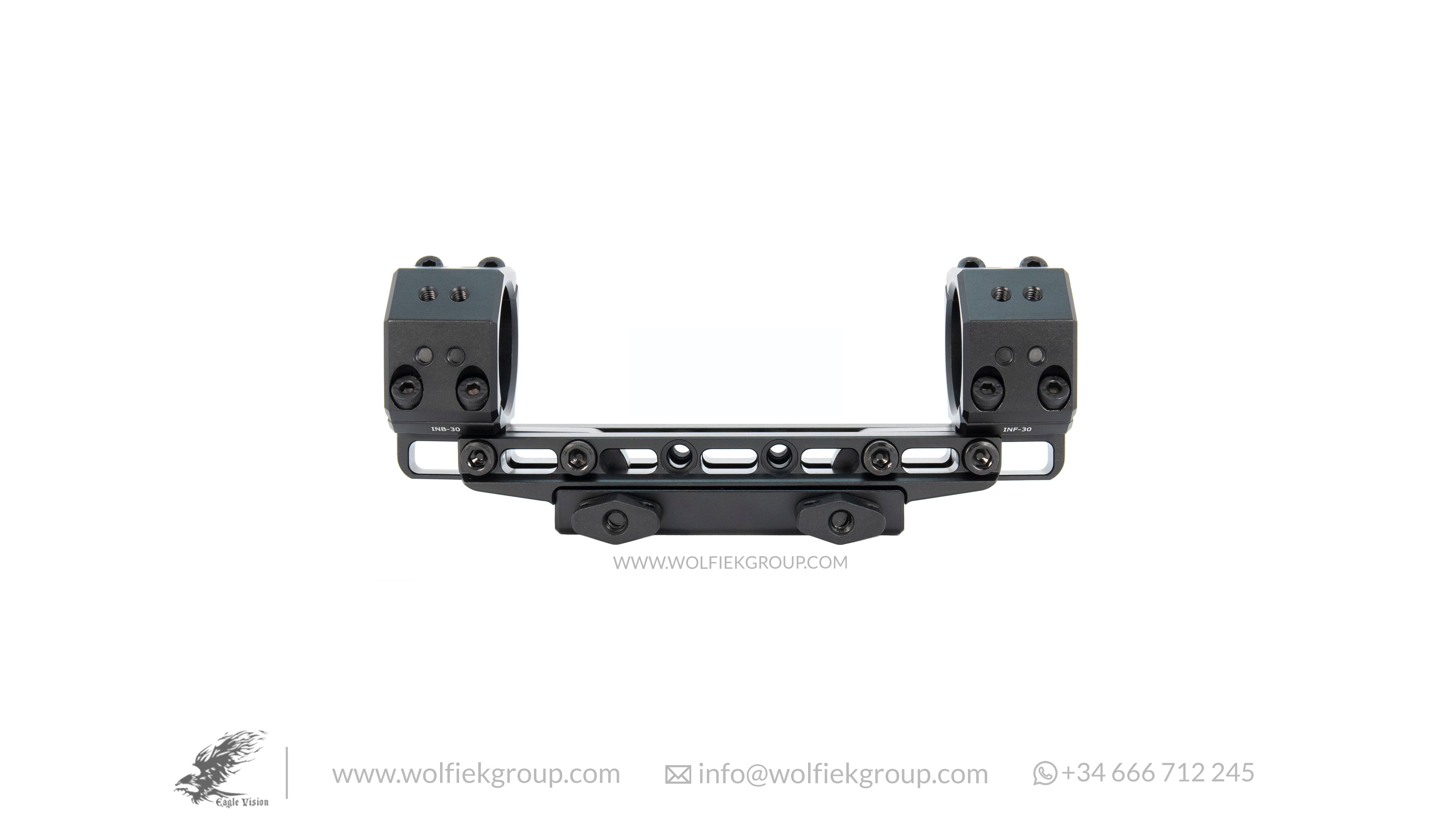 Eagle Vision One-Piece Infinity Elevation Picatinny Riflescope Mounts ...
